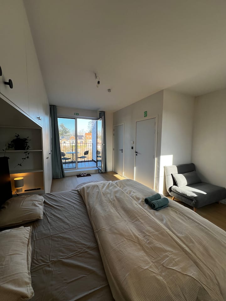 Private Floor With Terrace Near The Water - Gand