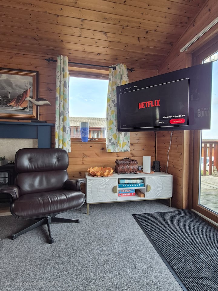 3-bed Ocean View Lodge - Parking & Terrace - Woolacombe