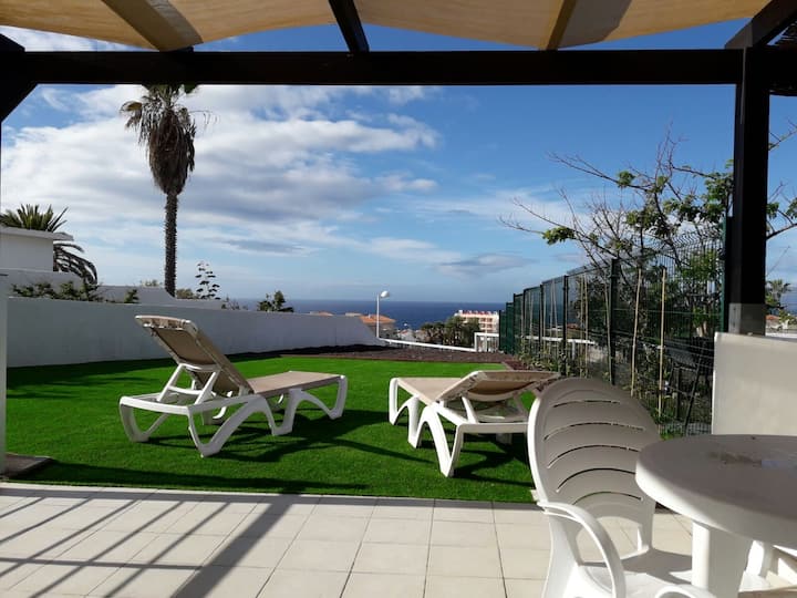 Ocean View Duplex With Garden - Adeje