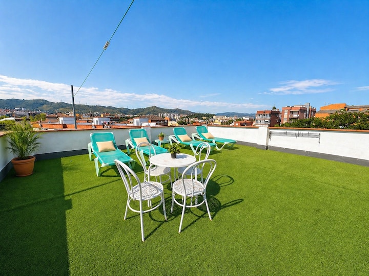 Casa Independiente-garden-views-2 Bedrooms - Barcelona