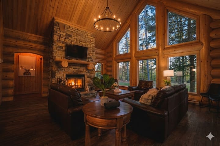 Spa & Sauna Privés, Chalet Cosy En Pleine Nature - Laurentides
