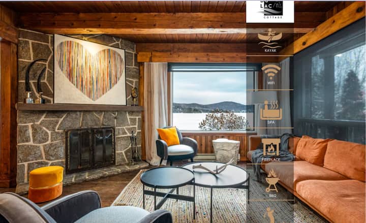 Lakefront - Spa/nature/ski/mont-tremblant - Mont-Tremblant