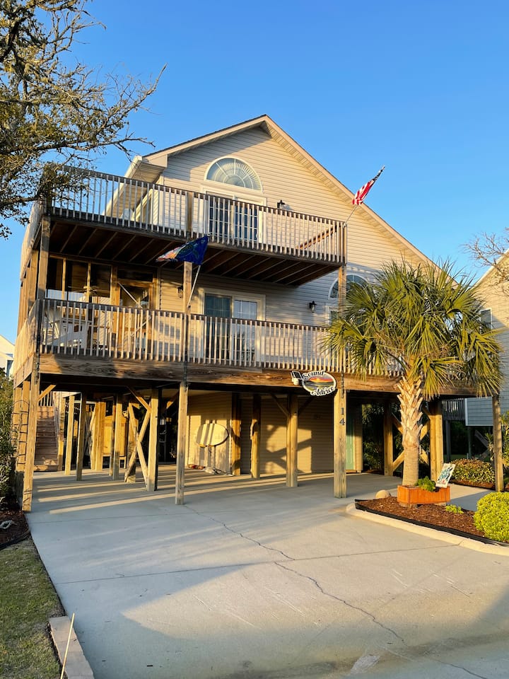 Soundside & Short Walk To Beach! - Topsail Beach, NC