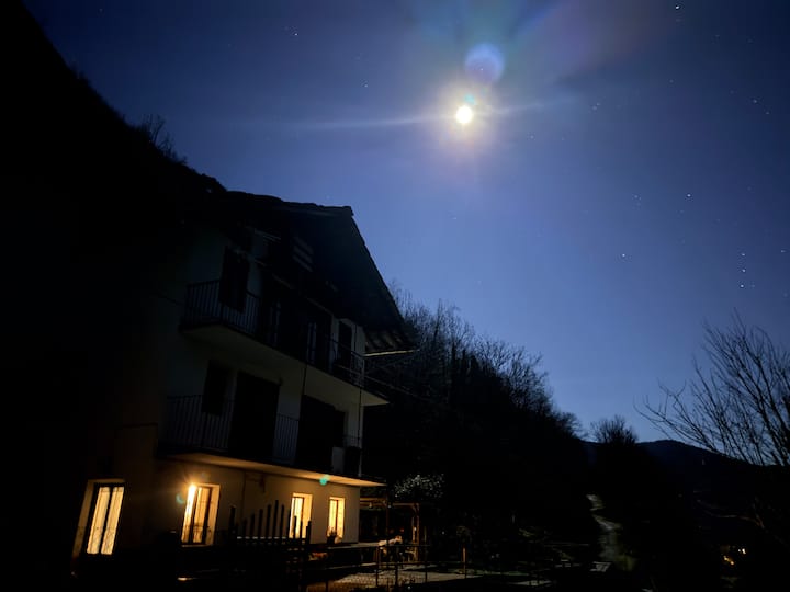 Les Cinq Voyageurs Sur La Rivière Dans Les Bois - Ceresole Reale