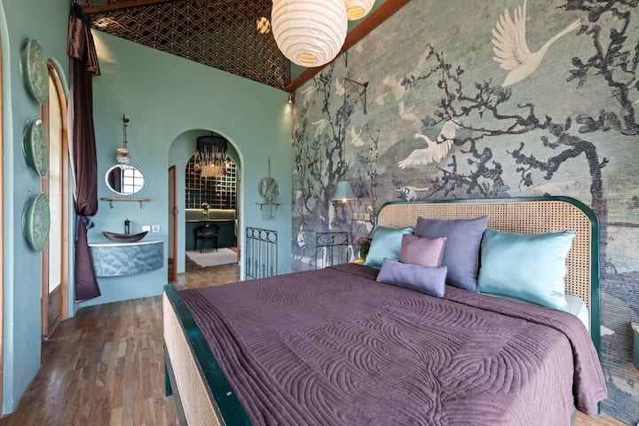 2br Ubud Escapist Apt: Office+hottub+balcony+bfast - 우부드