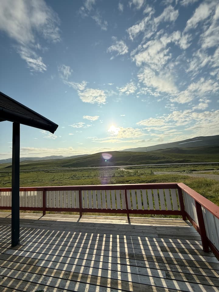 Villmarkshytte Med Panorama Utsikt Og Badstu - Alta