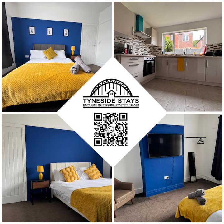 City Centre House-parking-4 Bdrm-up To 7 Beds-wifi - Newcastle upon Tyne