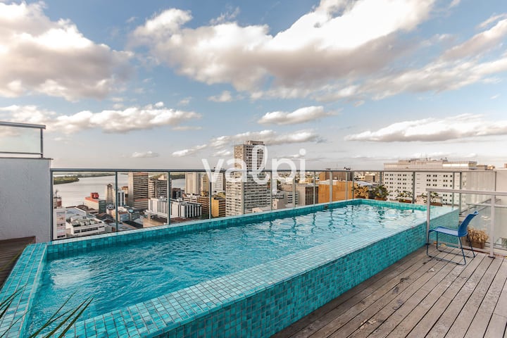 Swimming Pool, Smarttv, 1d, Downtown, Terrace - Tc0209 - Porto Alegre
