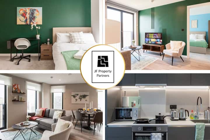 2 Bed Flats Near Station & City Centre - Sleeps 6 - Leeds Arts University