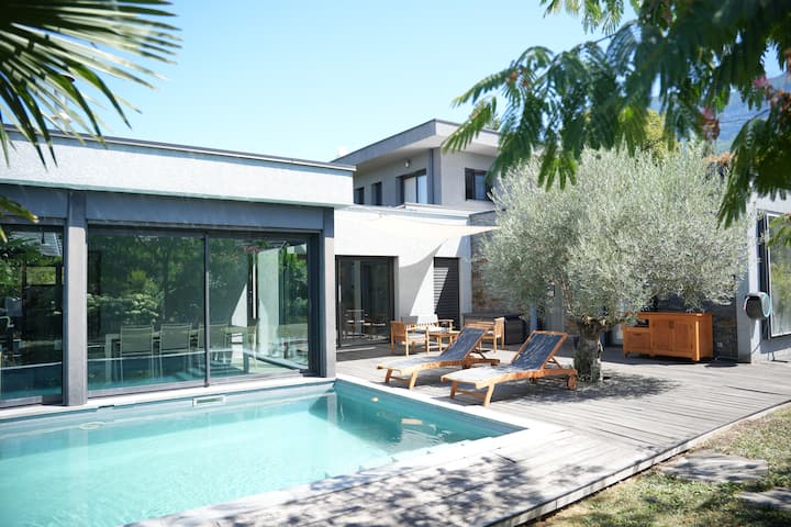 La Villa Misury - Piscine - 4 Chambres - Aix-les-Bains