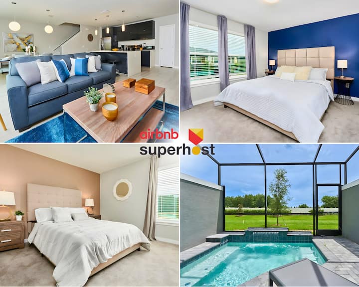 Sunshine Magic: 4bd Home W/ Pool Near Parks! - Kissimmee, FL