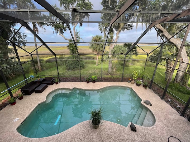 Spacious|riverfront|sleeps 13+|4+bed|5bath - 아멜리아 섬