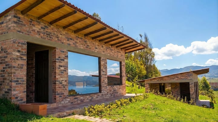 Cabaña Romantica Con Jacuzzi Y Vista Al Lago - Tota