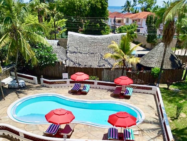 2brvilla All En-suitenyali 2 Mins To Beachac& Pool - Mombasa
