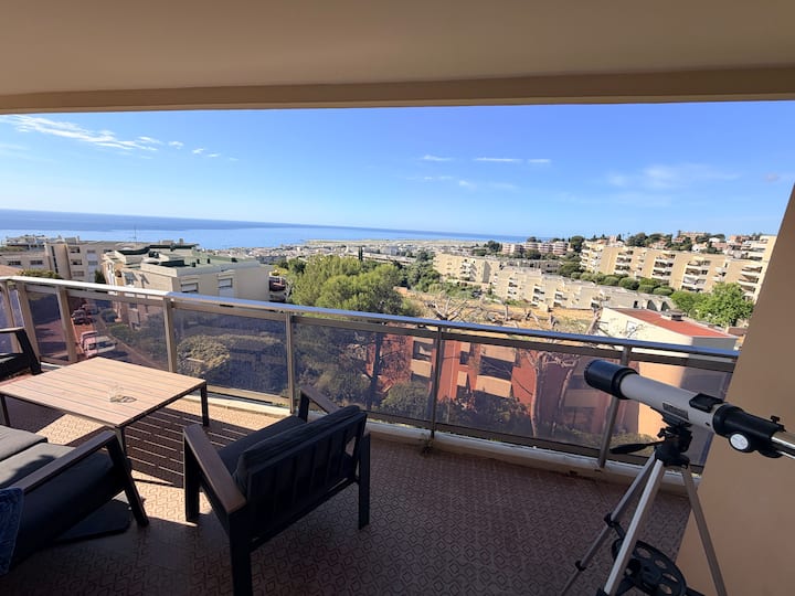 Grand Appartement Luxueux Vue Mer - Piscine 140 M2 - Nizza