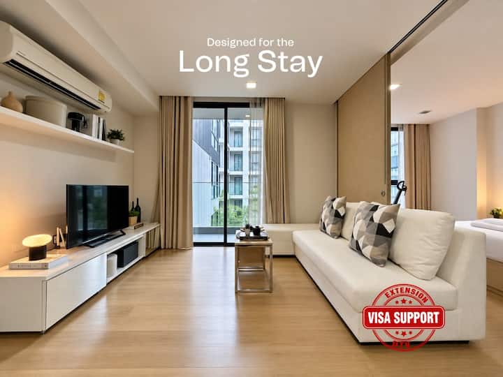 Serene Downtown 1br︱ultra Fast Wifi︱bts Thonglor - Bangkok