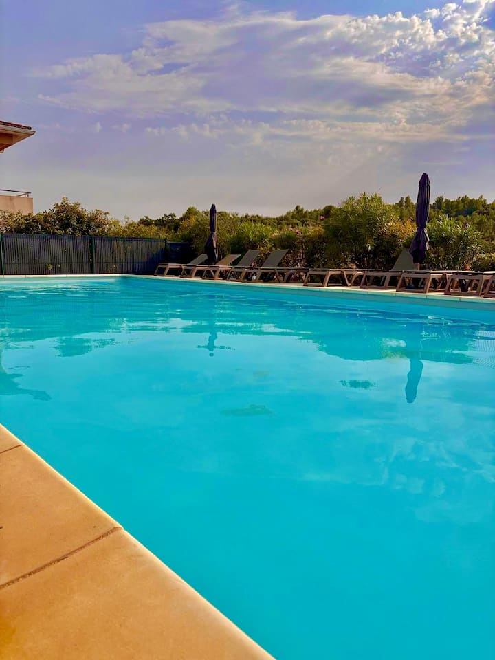 Superbe Appartement Piscine, Vignes Et Mer - Clermont-l'Hérault