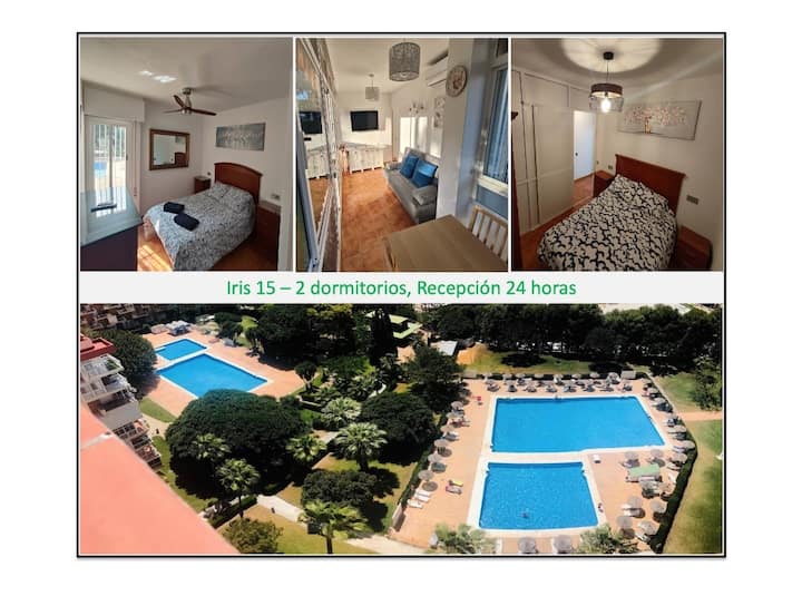 Iris 15 - 24h Reception, 2 Bedrooms - Benalmádena