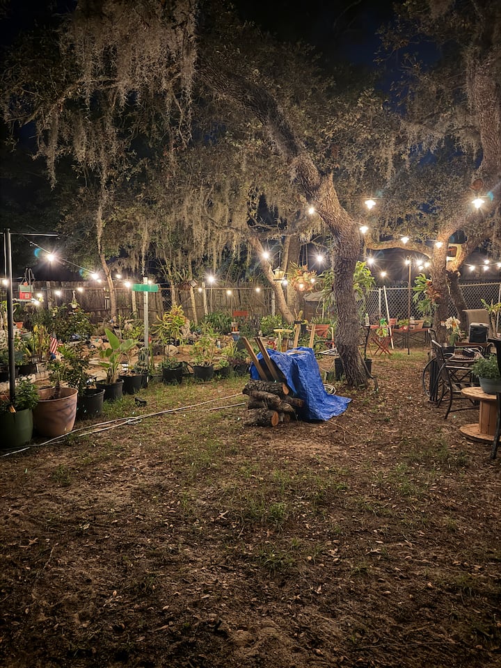Sitting By A Fire And Pond - Lake Wales, FL
