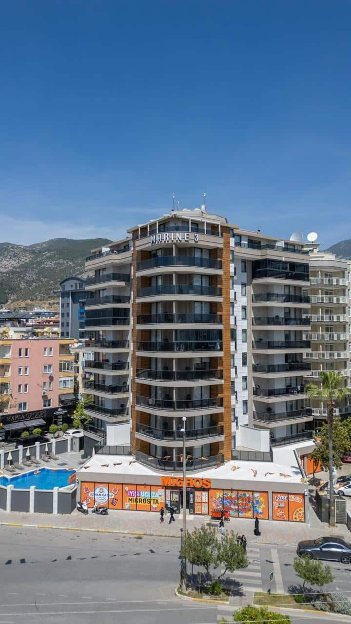 Современные апартаменты в центре, район Клеопатра - Alanya