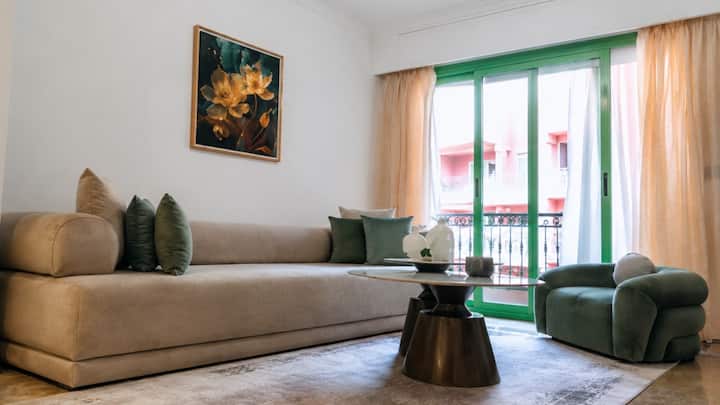 T3 90m² Face Jardin Majorelle | Piscine | 4 Pers - Marrakech