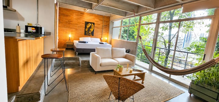 Industrial Loft Near Provenza | 24/7 Security - Medellín