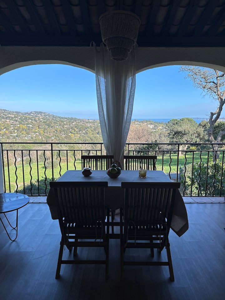 T3 Sublime Vue Mer Saint-tropez - Grimaud
