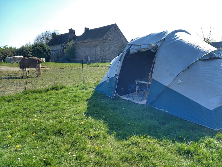 Tente 2 Chambres, 4 Places Et Pleins D'animaux ! - Miniac-Morvan