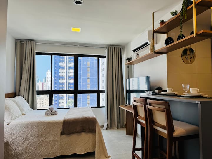 Flat Boa Viagem Edf Allure Entre Aero Shopping/mar - Recife