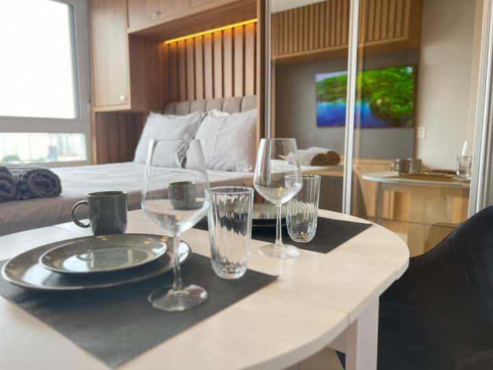 Luxo, Smarttv 60", Piscina, Ar, Terraço, Academia - Porto Alegre Airport (POA)