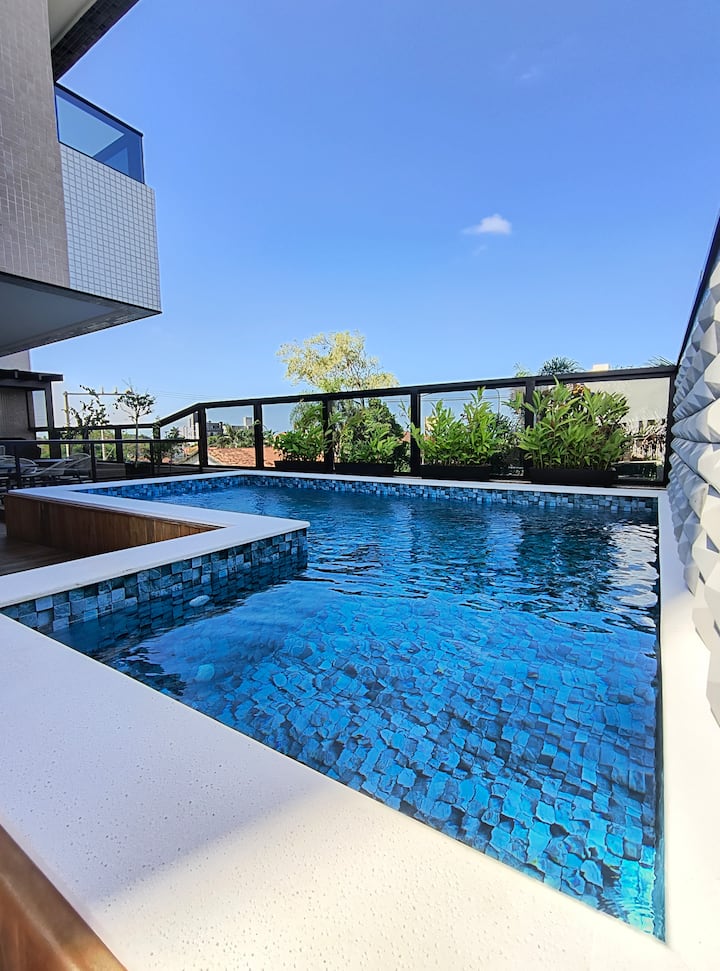 Apê No 12⁰ Andar,  Piscina E Playground - Itapoá