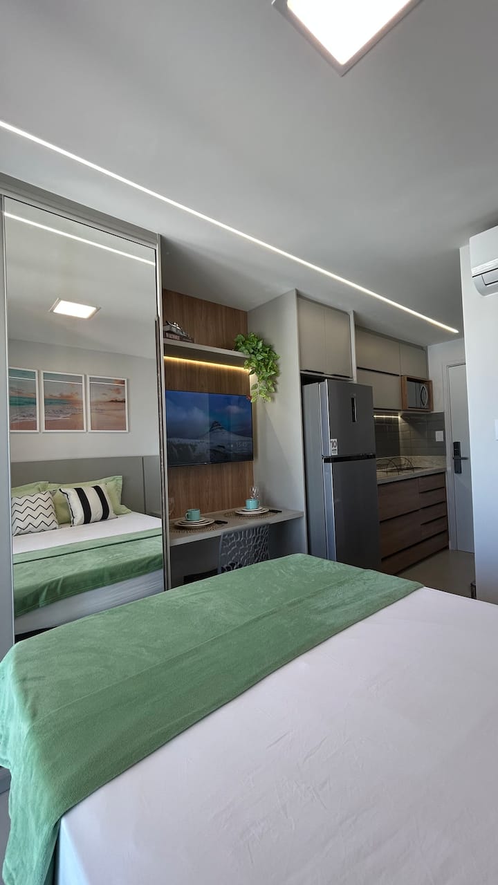 Studio Maldivas - Varanda & Vista Mar - Salvador