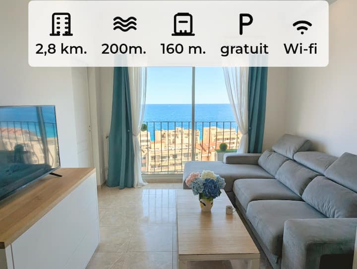 Appartement Sea-azur Panorama Nice Fabron - Nice