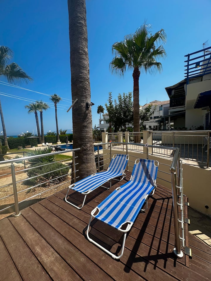 Latchi Harbour - 2 Bedrooms, 5 People. Pool, Beach - Полис