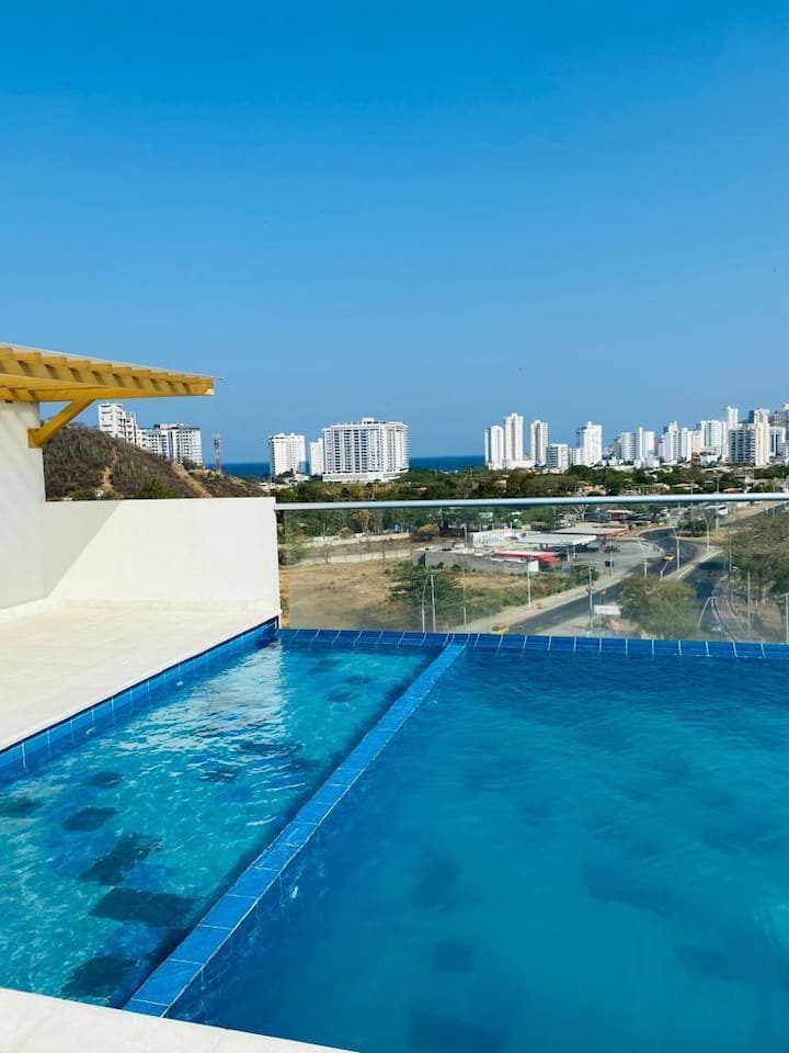 Exclusivo Apto Con Piscina- Cerca Playa Rodadero - Santa Marta, Colombia