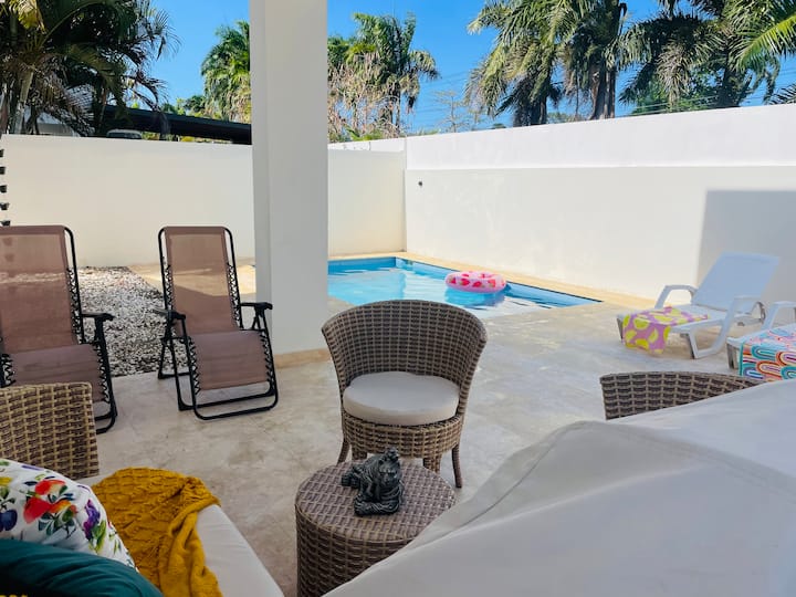 3 Bedrooms, Pool And Bbq - Cabarete