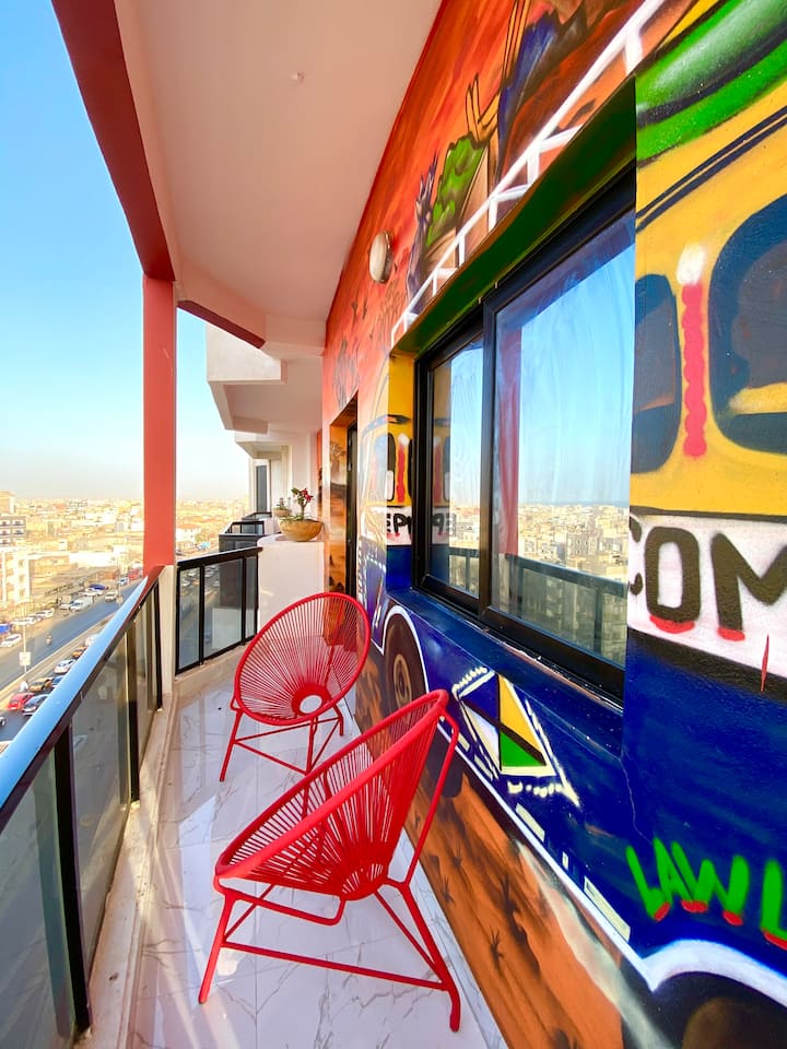 10 Mins 4rm Almadies! 5 Mins 4rm Beach! Best View! - Dakar