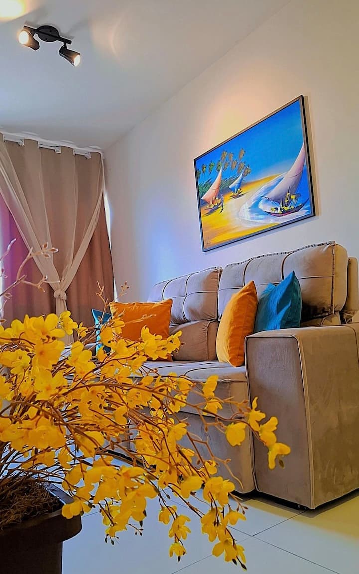 Apê Paraíso Francês I 2q + Ar I Piscina I Garagem - Alagoas