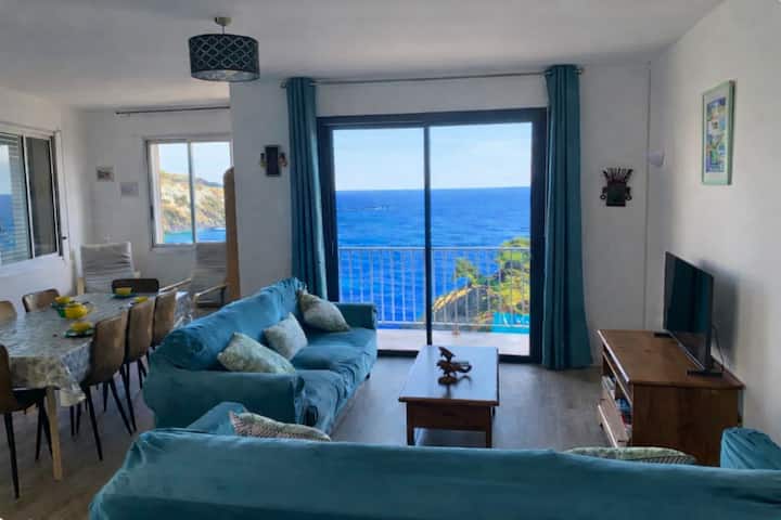 La Gonave : Elégant T4 Face à La Mer/ Plage à 4mn - Colera