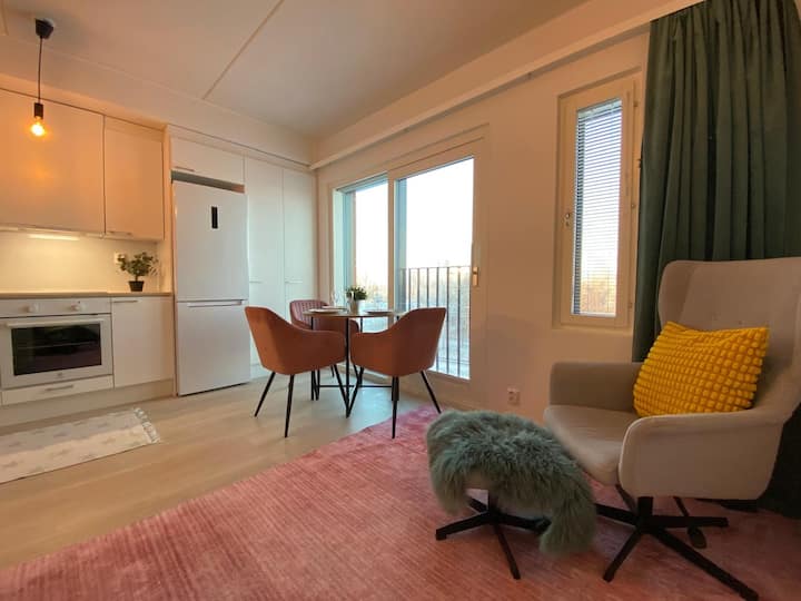 •Uusi Yksiö Keskustassa Wifi & Ilmainen Pysäköinti - Ilmajoki