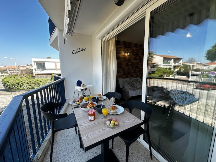P2 Avec Terrasse Proche De La Mer - Port Camargue