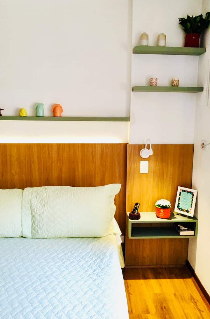 Flat 9th Floor 15' Paulista Ave. Garage, Gym, Ac. - Sao Paulo