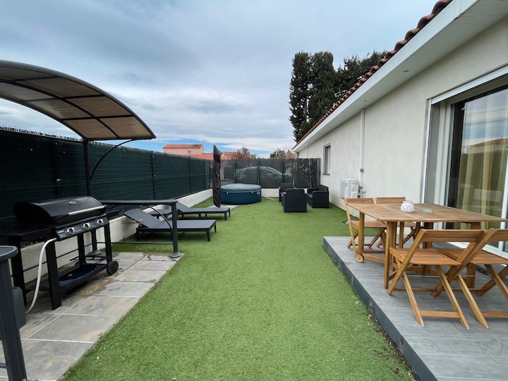 Maison Calme Avec Jacuzzi à 5 Min Des Plages - Argelès-sur-Mer
