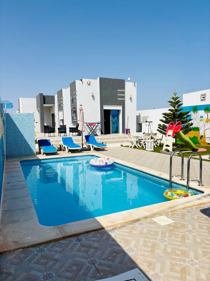 Villa Nada 
Quartier Trifa à Midoune - Djerba