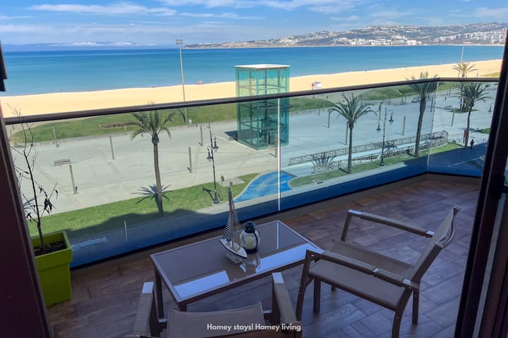 Appartemment 3 Chambres + Terrasse Vue Mer - Tangier
