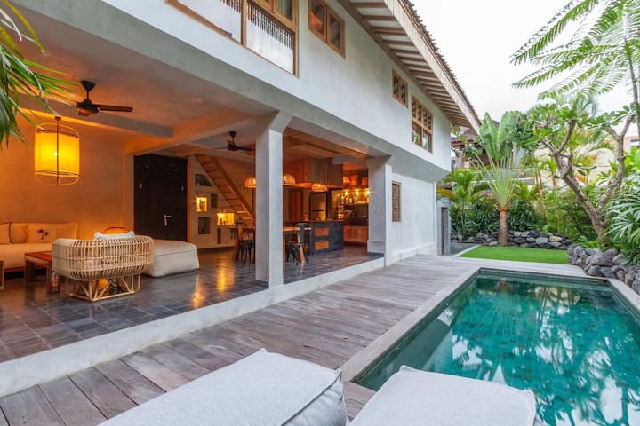 Villa Hibou - Tropical 2br W/ Private Pool Canggu - Canggu