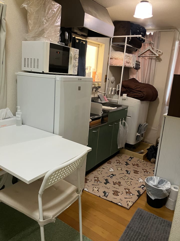 百道102 延泊割引　住みたい街No1 西新商店街・地下鉄藤崎駅徒歩10分　Wi-fi・洗濯機付き - Fukuoka