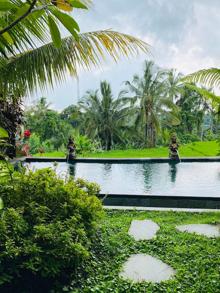 Nia Cahya Ubud Villa 2br Disawah - 발리