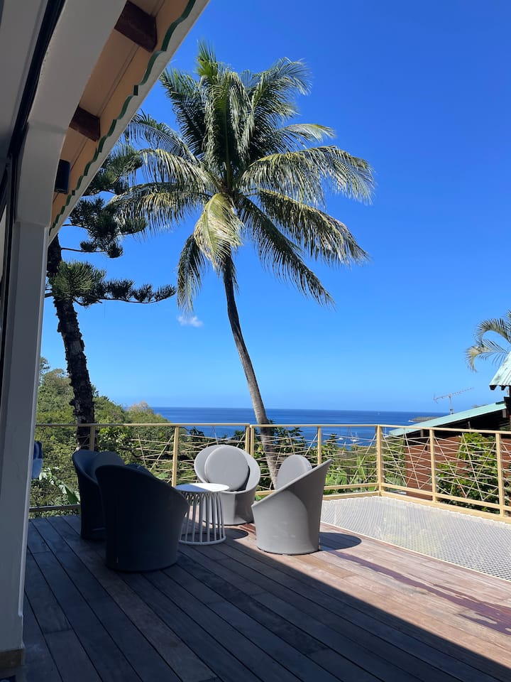 Au Calme à 5 Min De Malendure, Piscine & Vue Mer - Guadalupe