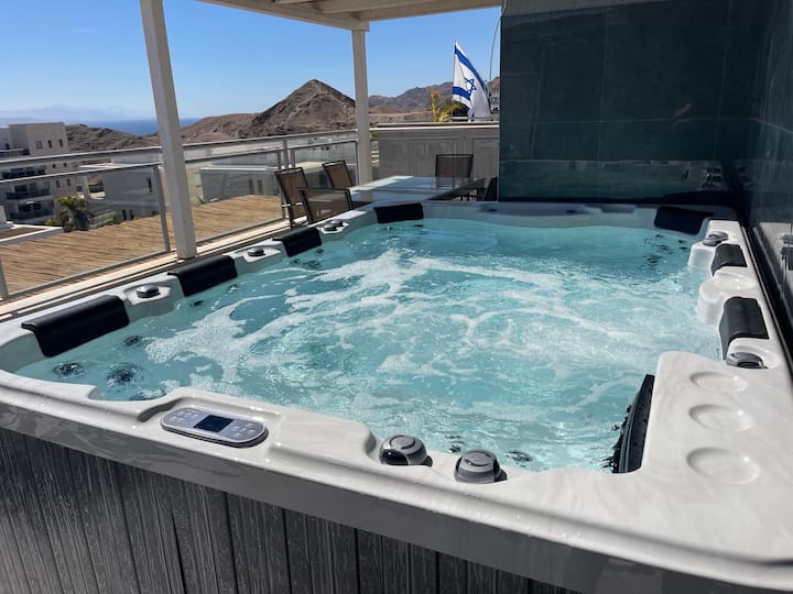 Arim Veyam/4bdr/jaccuzy With Sea View In Eilat - Eilat